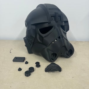 Star War Tie Pilot Helmet Custom 3D Printed Helmet Raw Print for ...