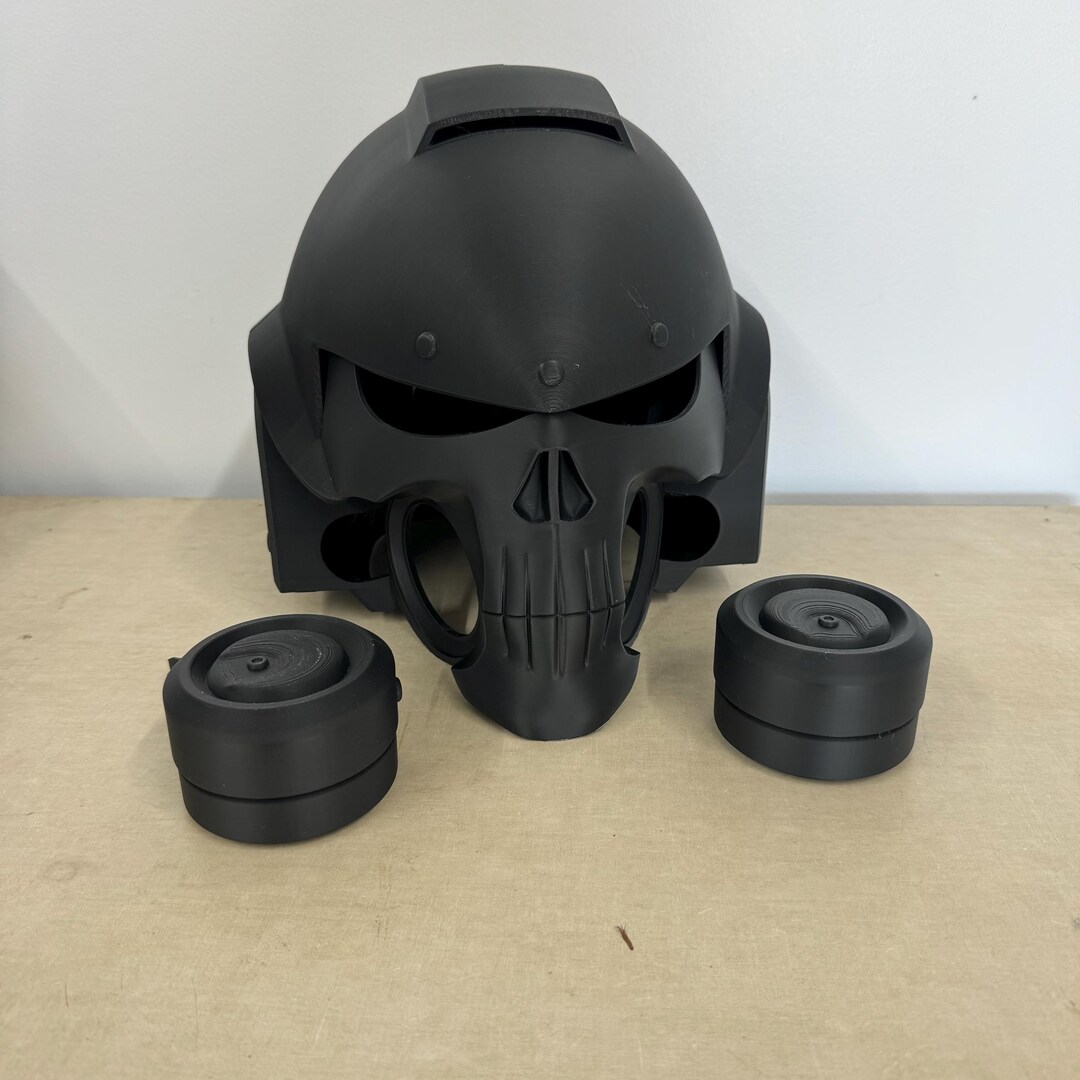 The Space Marine 2 Reiver Helmet vanguard Warhammer 40K 3D Printed Raw ...