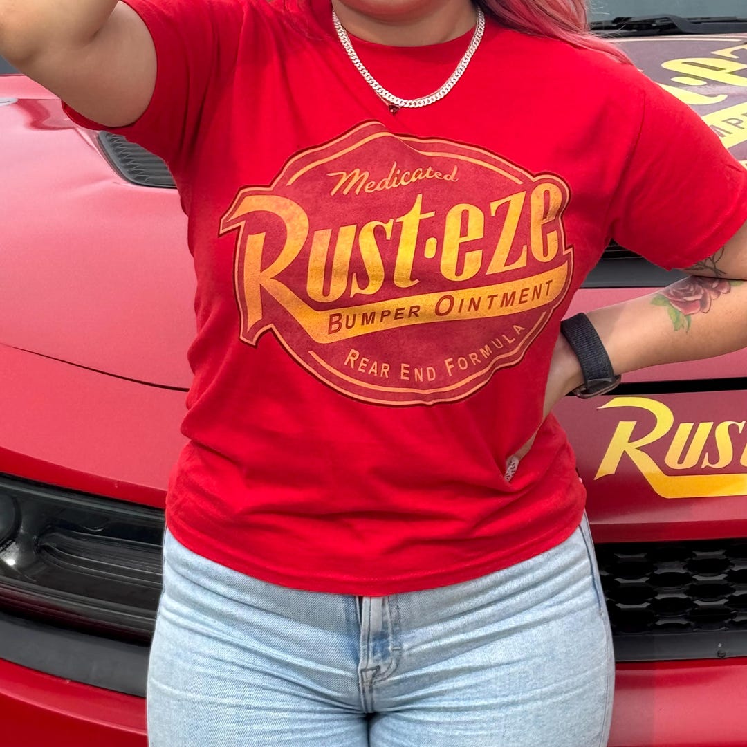 Lightning Rust Eze Racing Cars Shirt Custom Printed Shirt - Etsy
