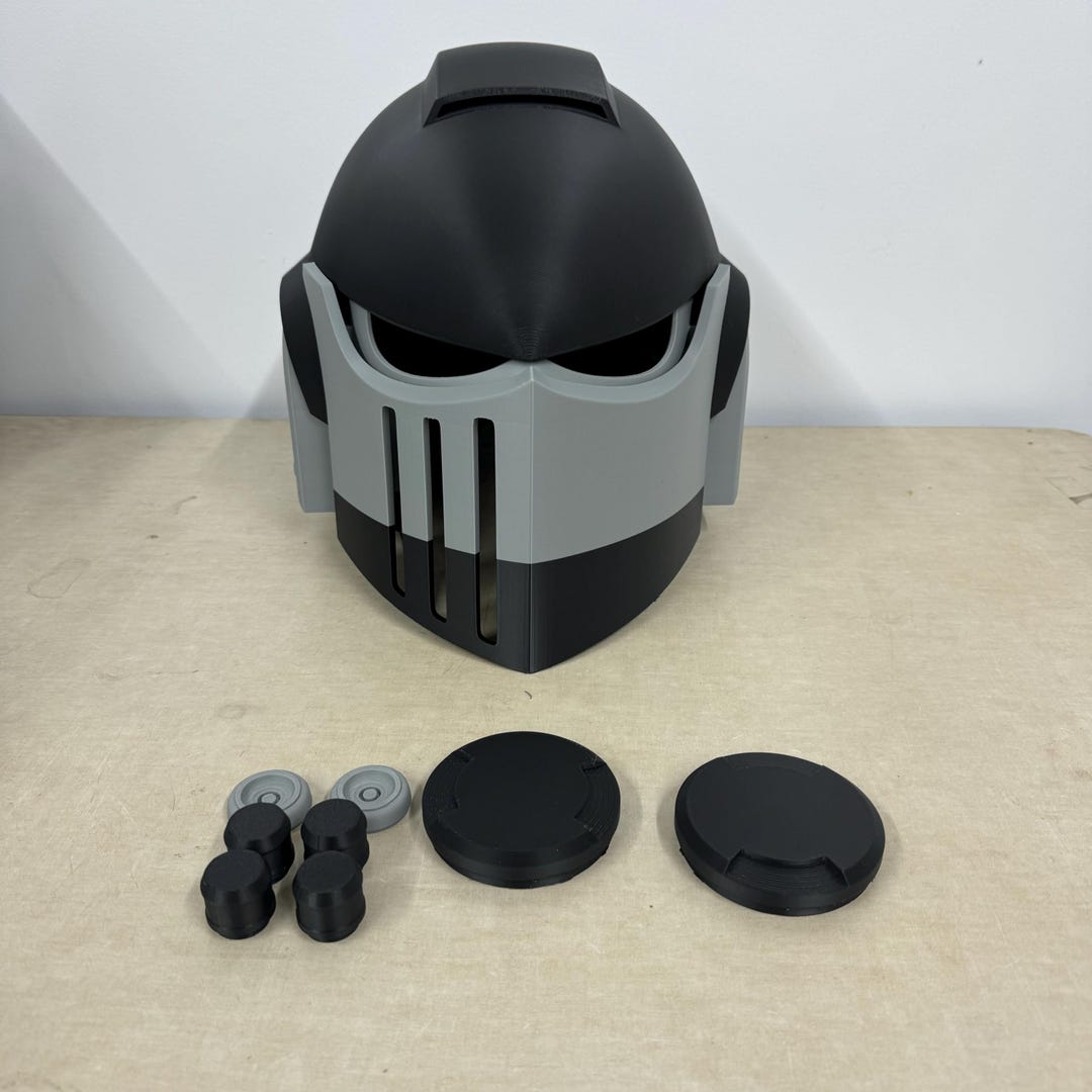 The Space Marine 2 Bulwark Default Warhammer 40K 3D Printed Raw Helmet for Cosplay - Etsy