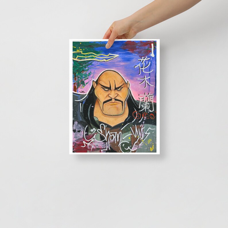 Shan Yu Villain Series 11x14 Matte Poster Etsy