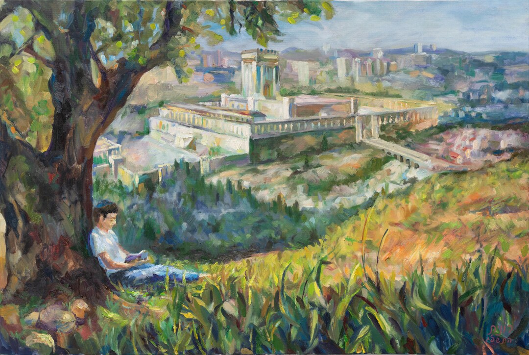 Beit Hamikdash. Conemporary Depiction of the Future of the Temple Mount ...