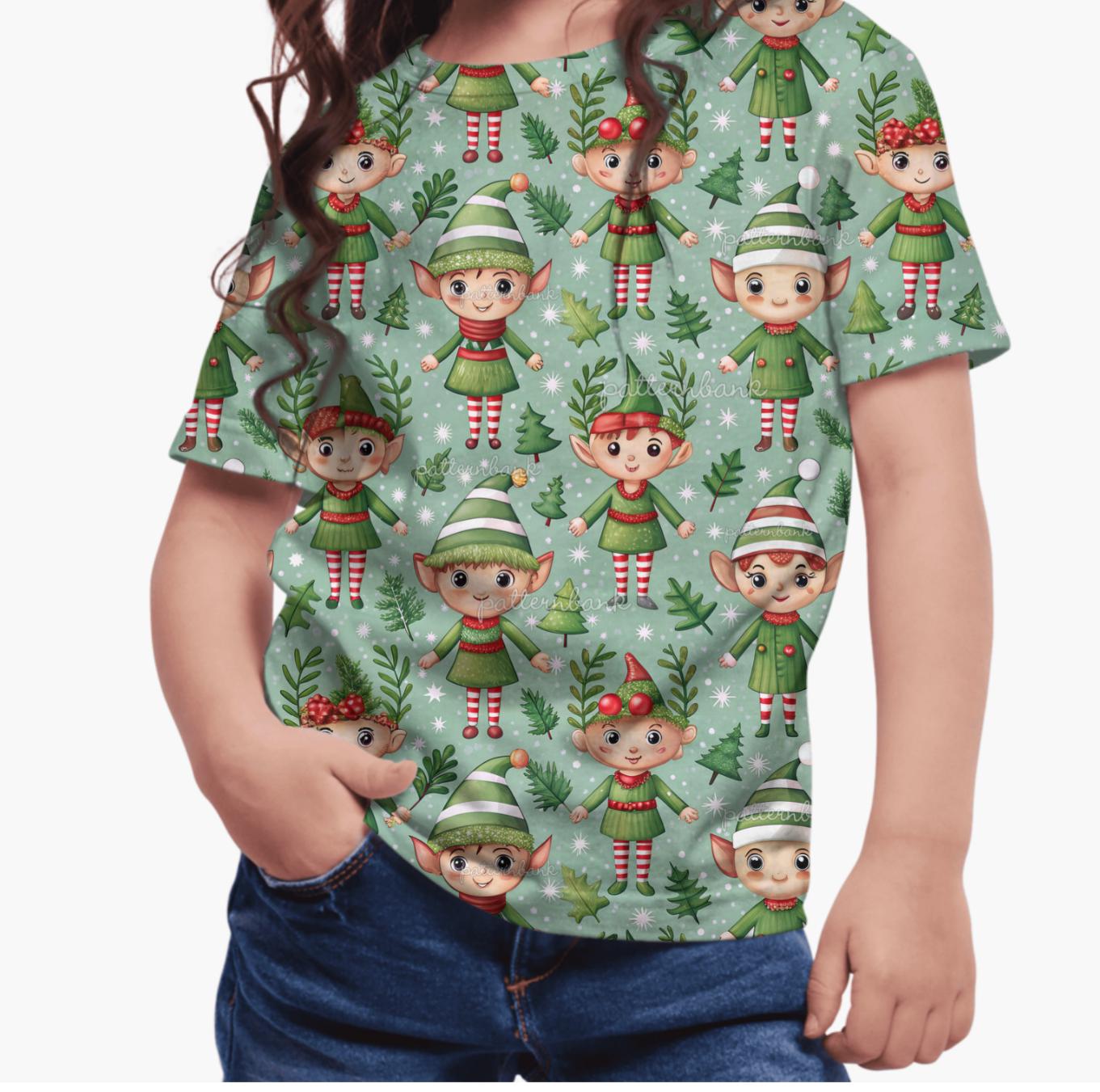 Christmas Buddy Elf Fabric Seamless Pattern 300DPI 12x12 Inch Digital ...