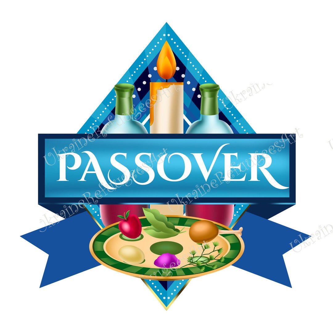 Jewish Pesach Happy Passover Clip Art Set Sublimation Png Etsy