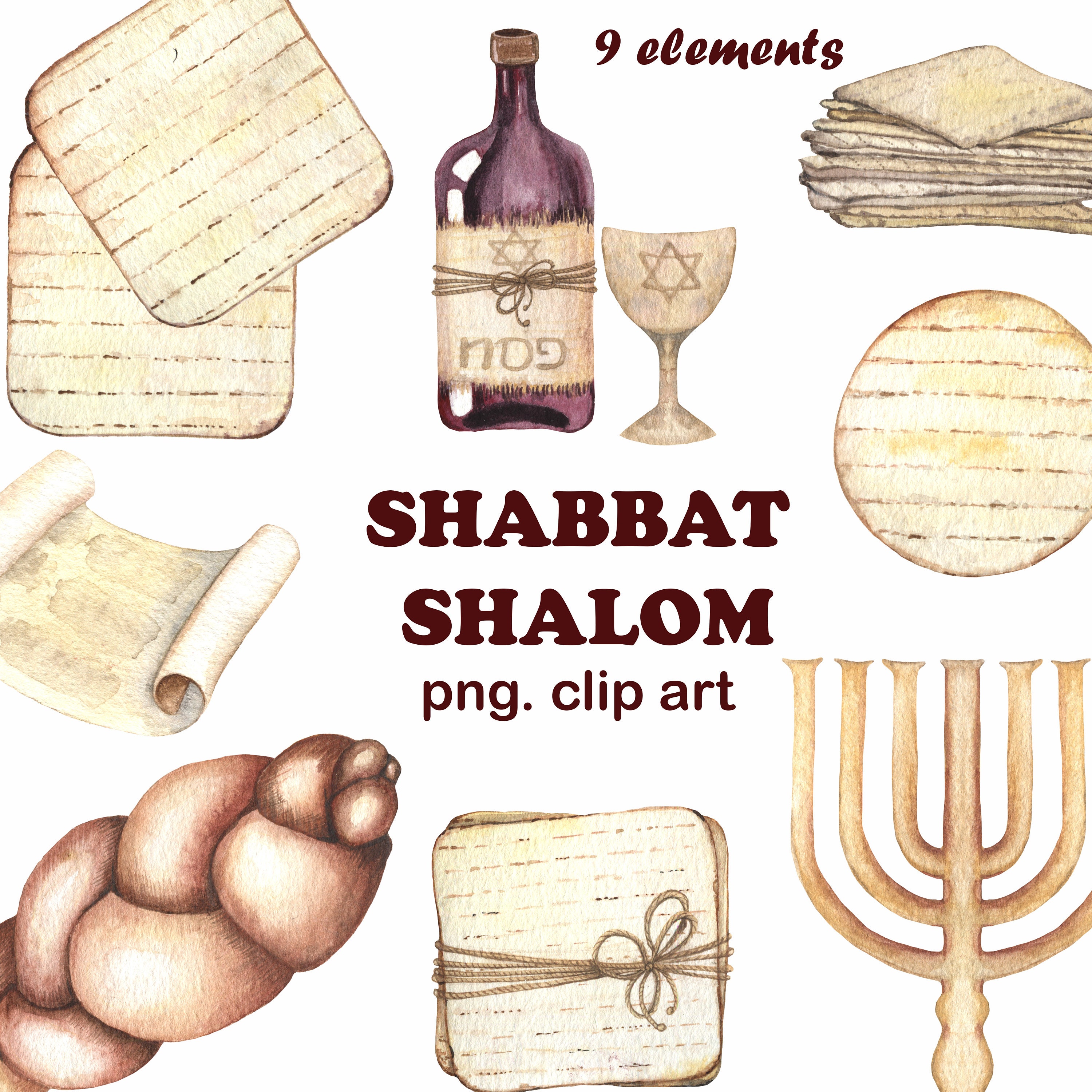 Jewish Clipart Shabbat