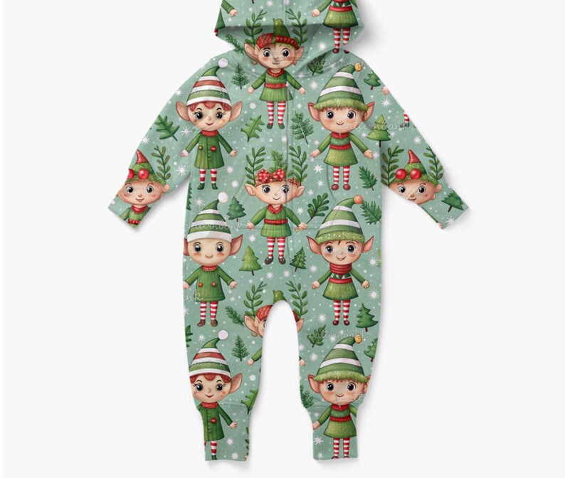 Christmas Buddy Elf Fabric Seamless Pattern 300DPI 12x12 Inch Digital ...