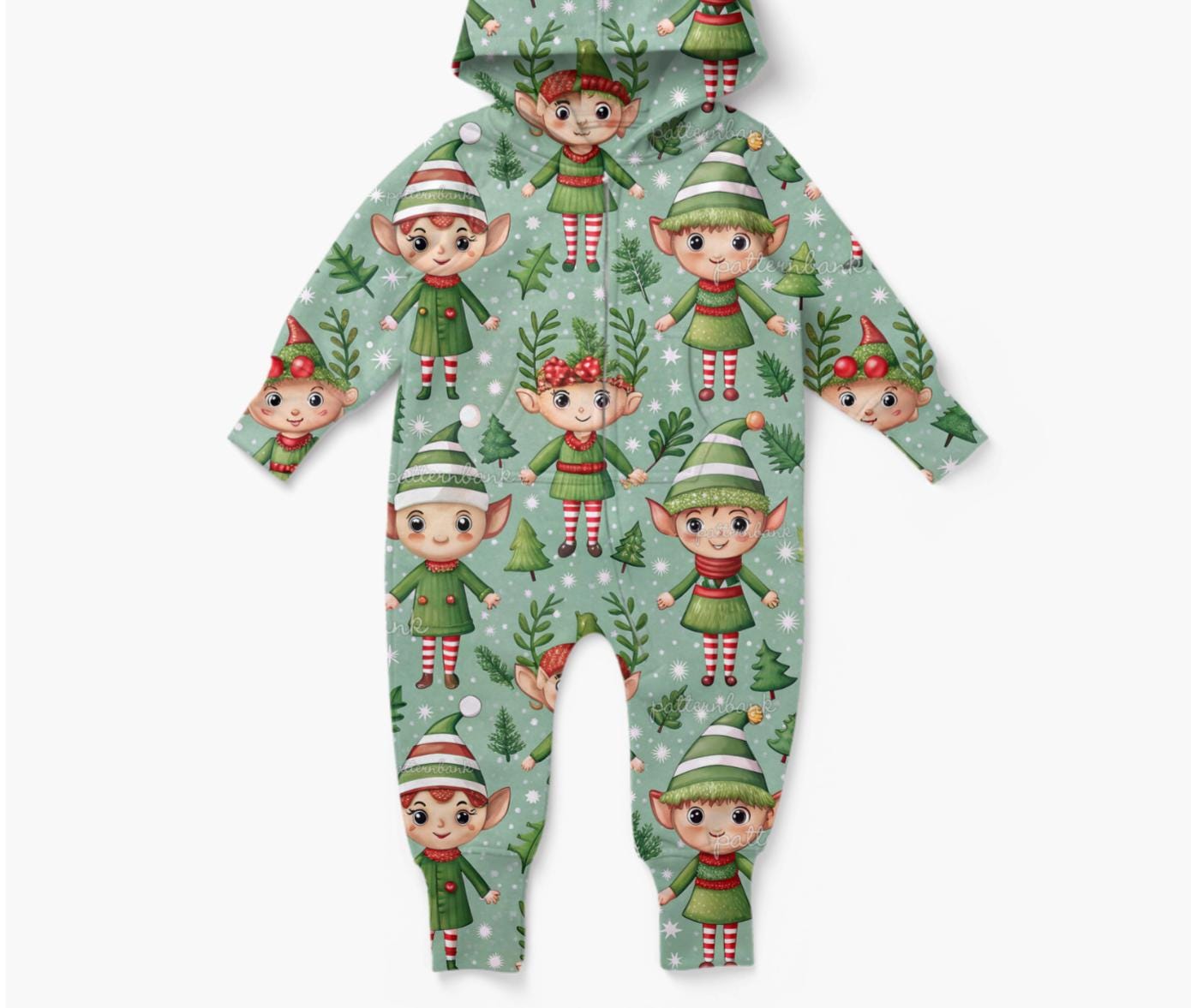 Christmas Buddy Elf Fabric Seamless Pattern 300DPI 12x12 Inch Digital ...