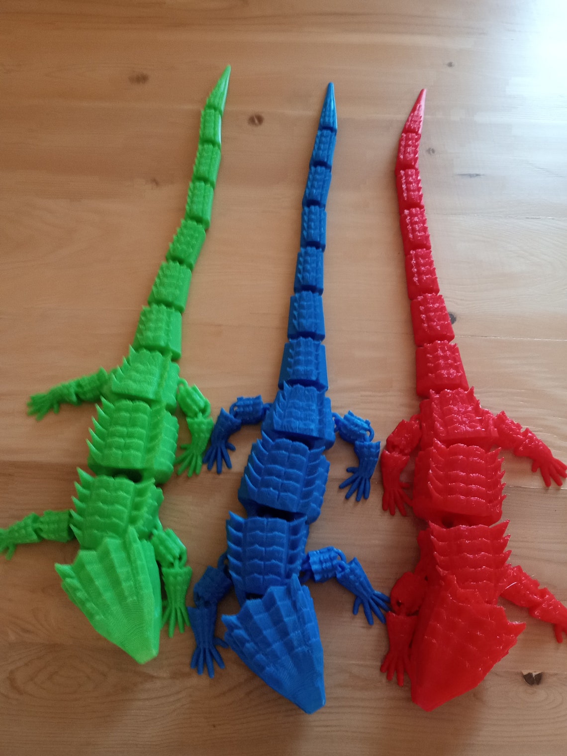 3d Printed Articulated Lizard - Etsy