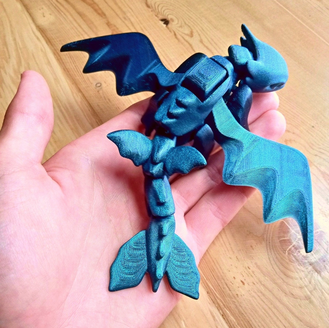 3d Printed Articulated Dragon Toothless - Etsy