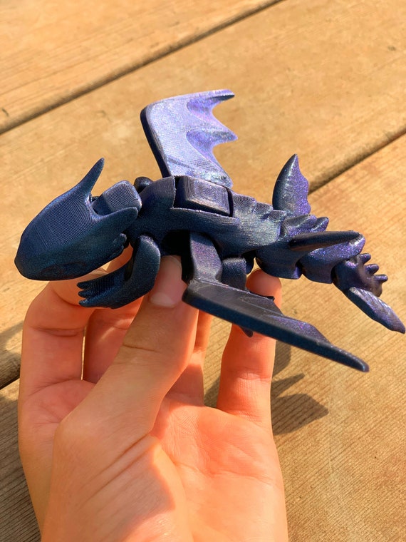3d Printed Articulated Dragon Toothless - Etsy