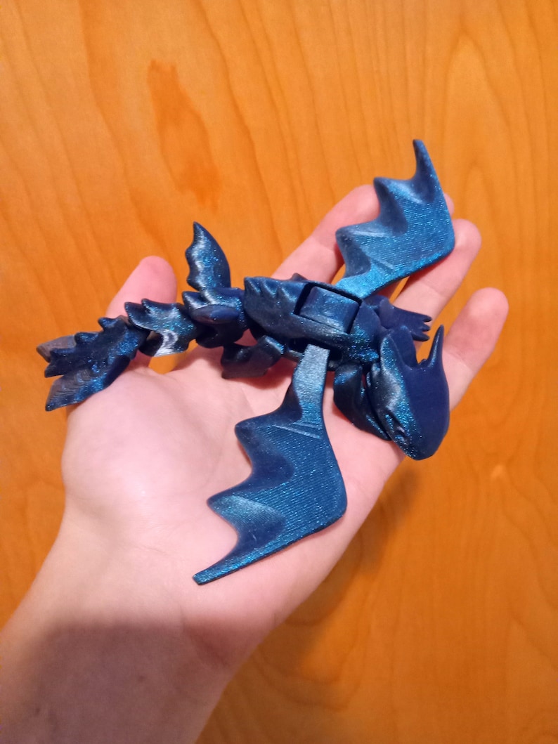 3d Printed Articulated Dragon Toothless - Etsy
