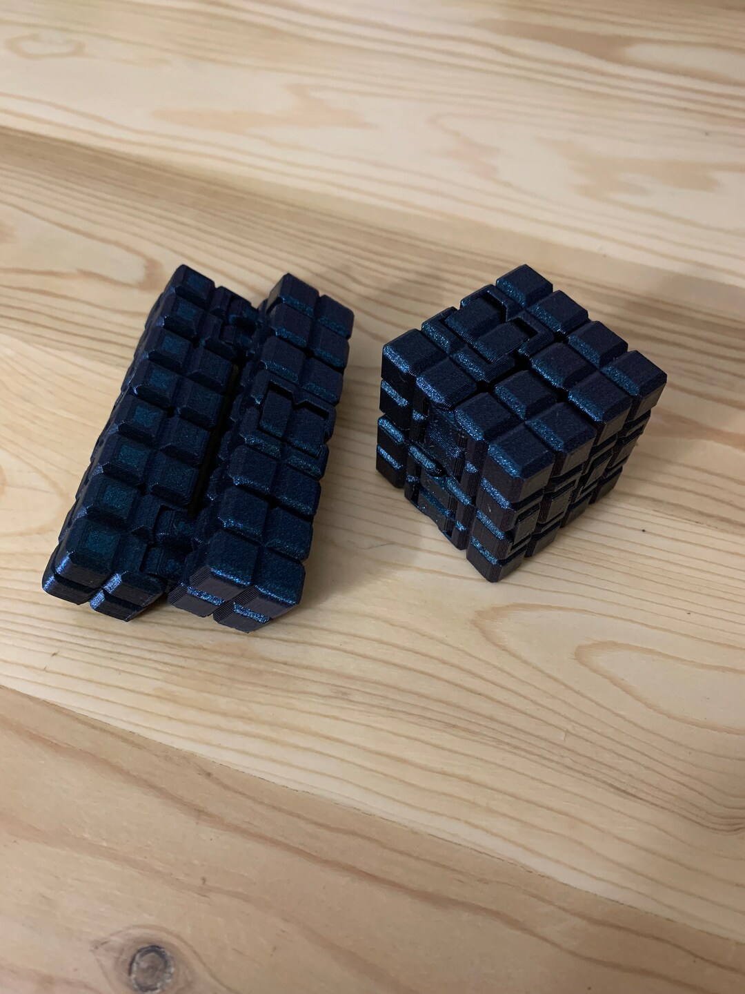 2 Pack! 3d Printed Fidget Infinity Cube Toys - Etsy