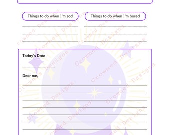 Letter to Future Self PDF Printable DIGITAL DOWNLOAD - Etsy