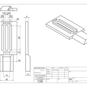 ASI Air Plus / Raspberry Pi Guide Rail Mounting Bracket for Samyang ...