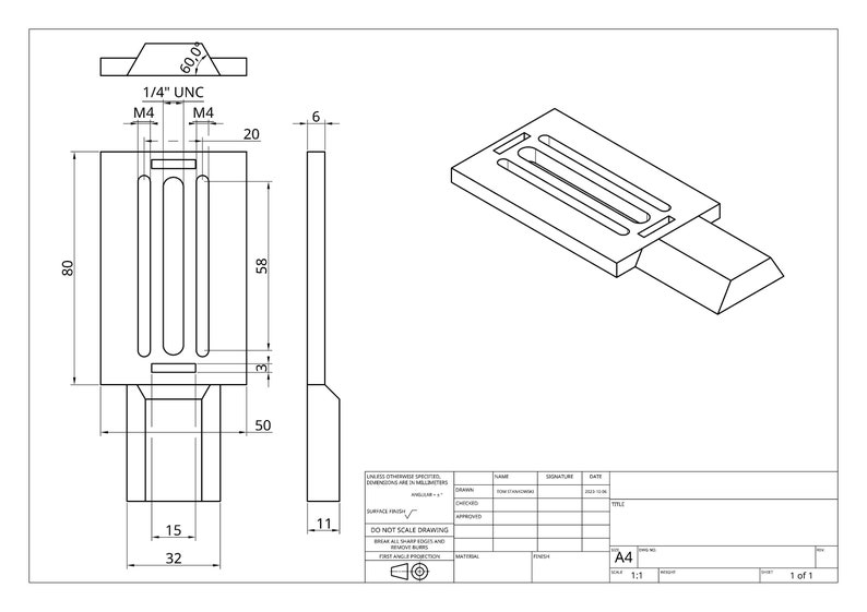 ASI Air Plus / Raspberry Pi Guide Rail Mounting Bracket for Samyang ...