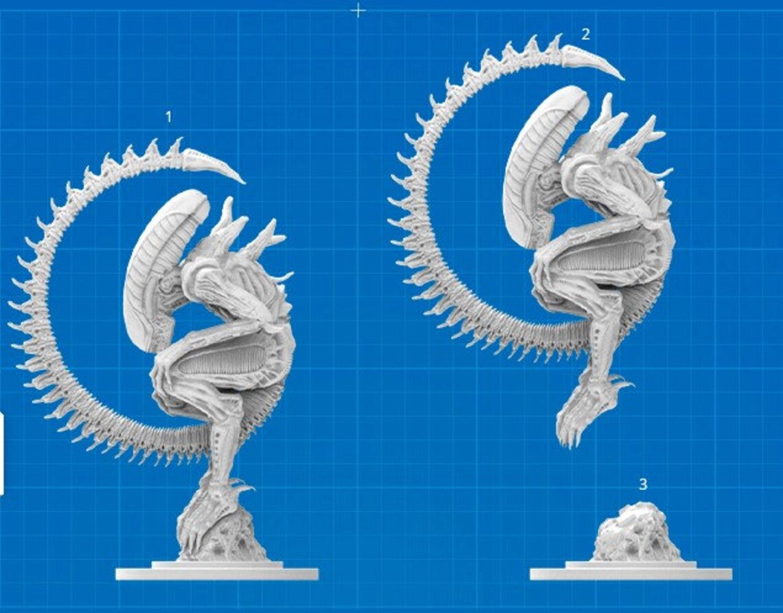 Alien Birth STL 3D Print Files for Digital Download and 3D | Etsy UK