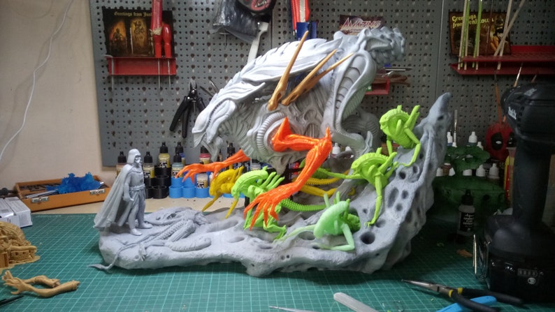 Star Wars Darth Vader Vs Alien Queen STL 3D Print Design | Etsy Hong Kong