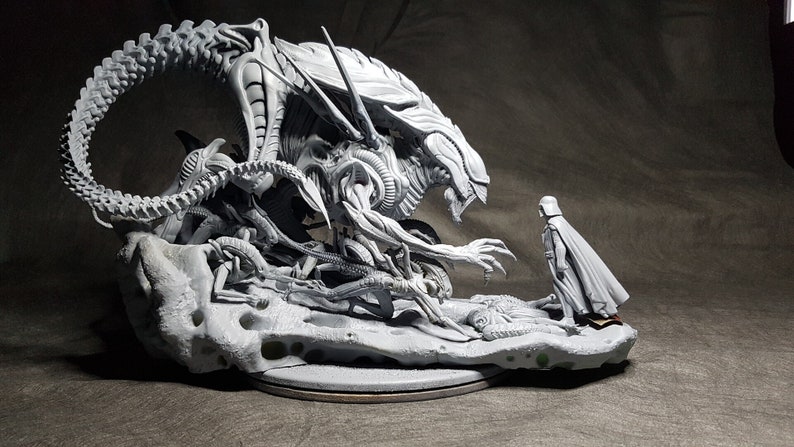 Star Wars Darth Vader Vs Alien Queen STL 3D Print Design | Etsy Hong Kong