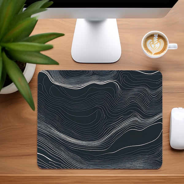 Large Topo Mouse Pad - Etsy