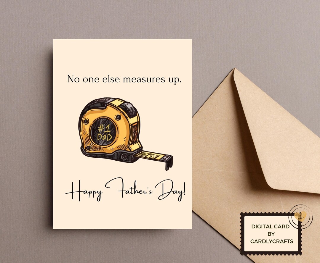 Digital Punny Father's Day Card - Etsy