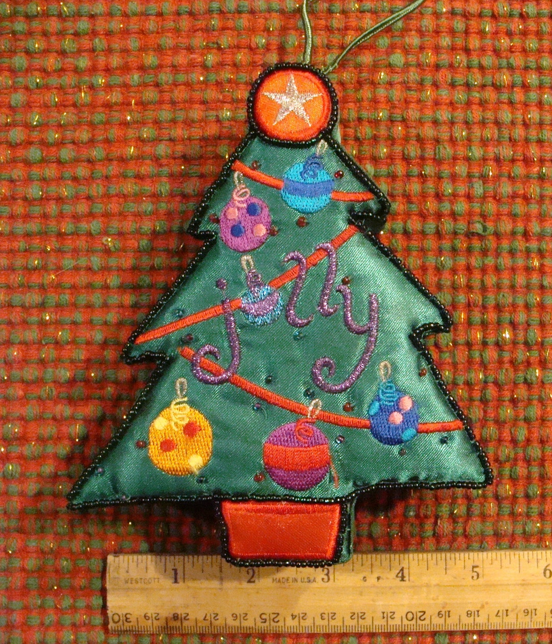 1998 GAC Beaded Christmas Tree Ornament/trinket Box - Etsy