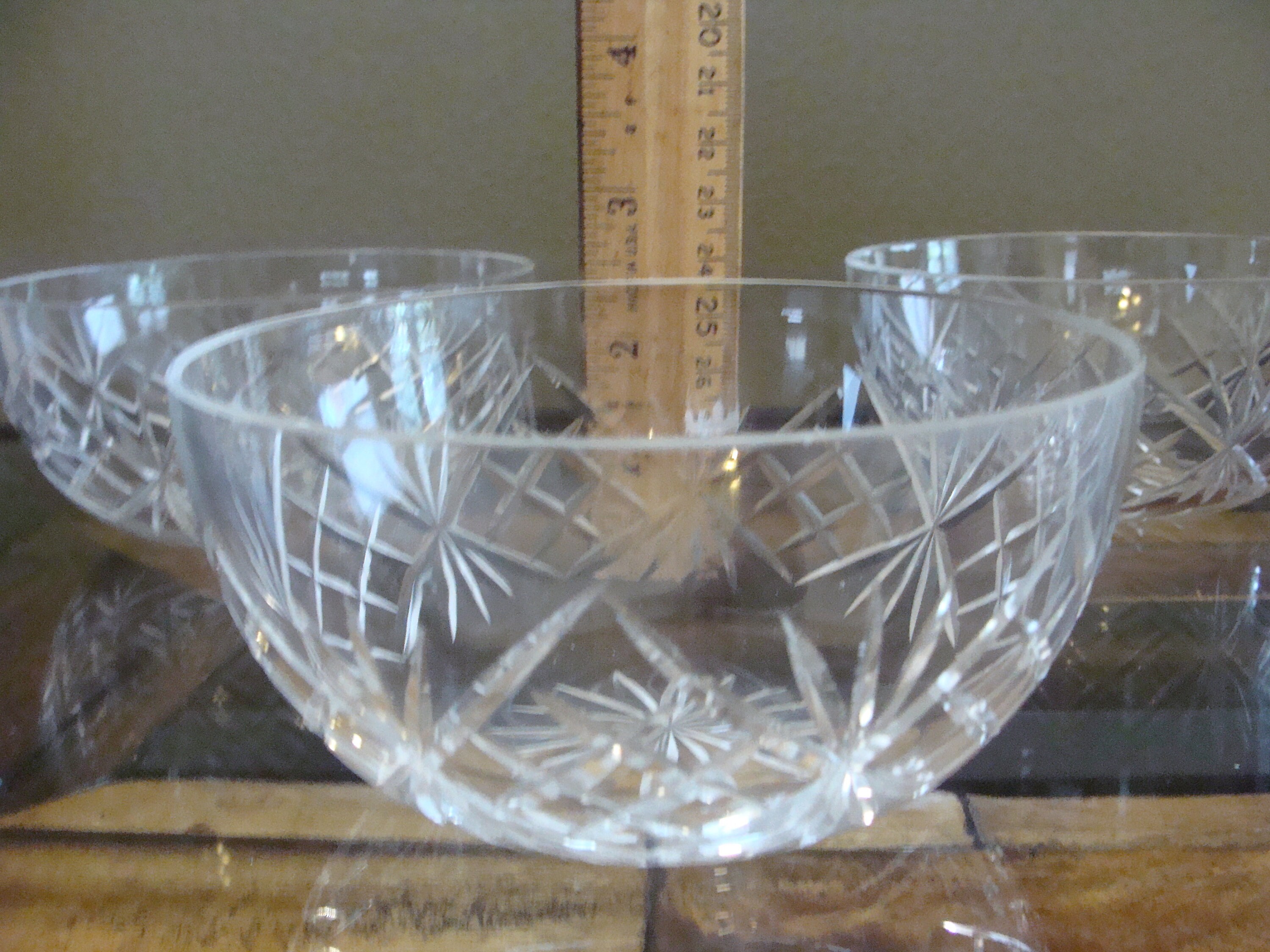 Vintage Clear Glass Bowls