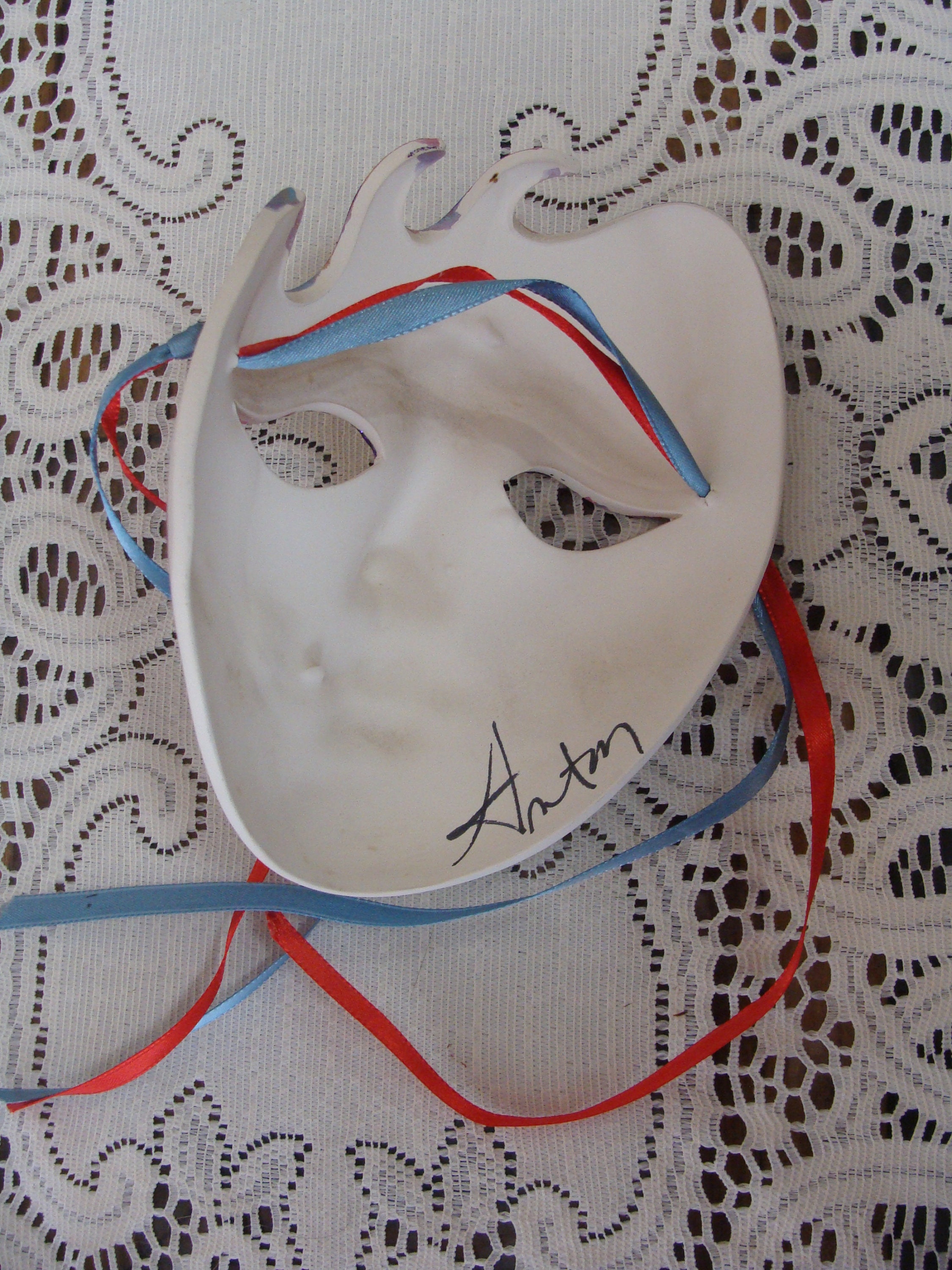 Two Vintage Wall Decor Masks Anton and Unique Creations - Etsy