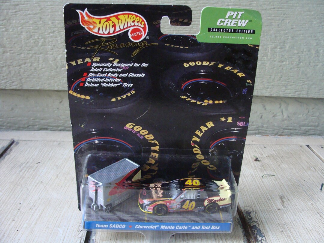 Vintage 1999 Hot Wheels Pit Crew Collector Edition Team SABCO Chevrolet ...