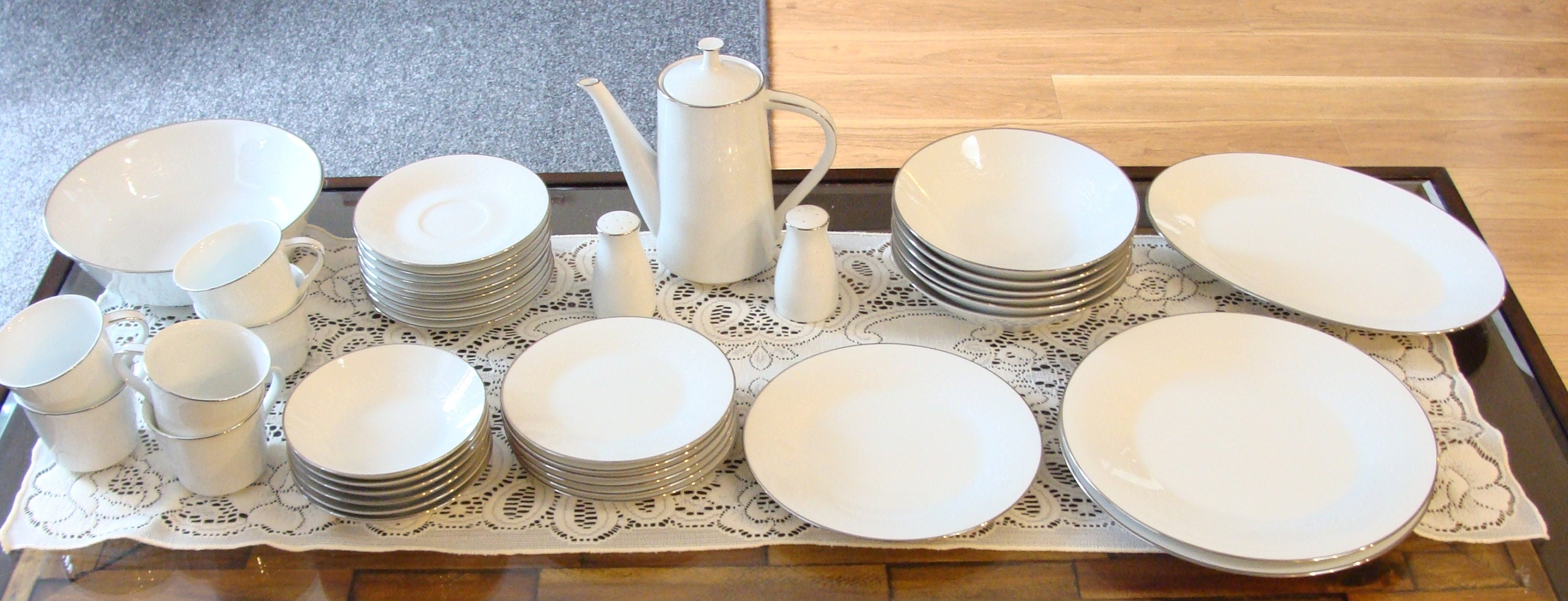 Vintage Noritake China White Embossed Flowers Reina Pattern 6450Q - Etsy