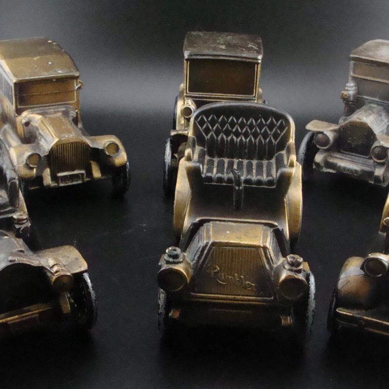 Antique Car Coin Bank - Etsy