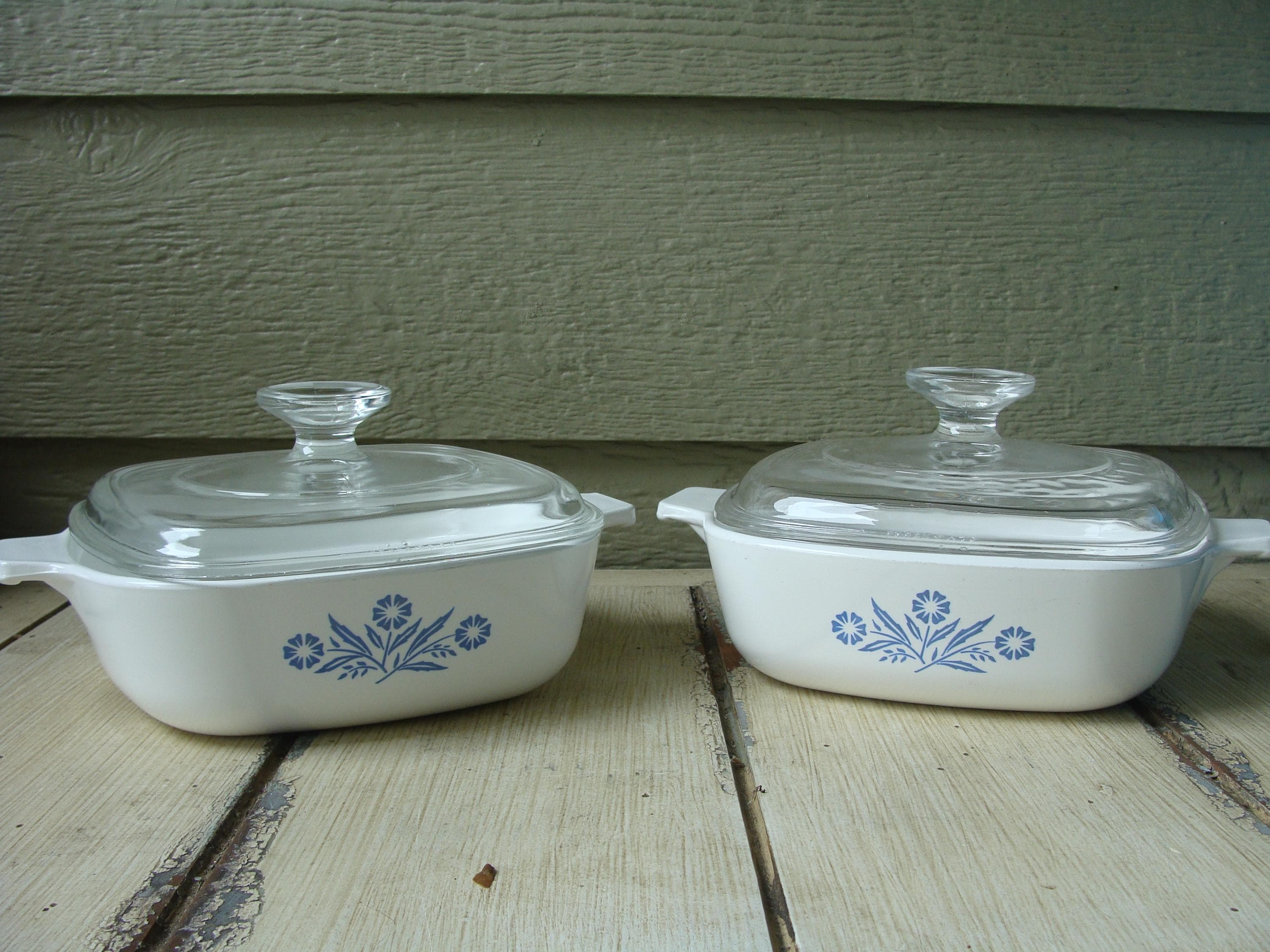 Vintage Cornflower Blue Corning Ware Assorted Casserole Dishes, 1970s ...