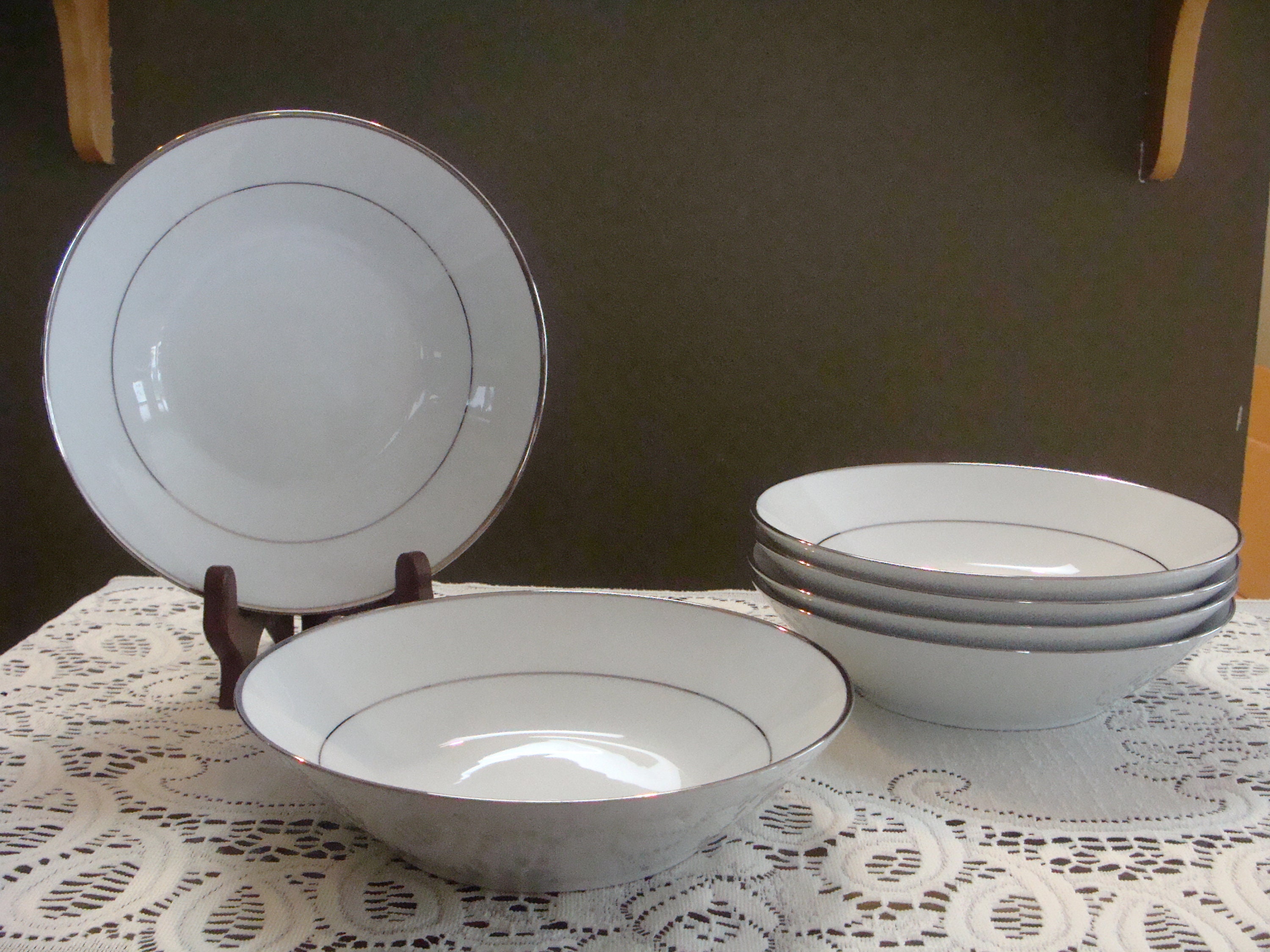 Vintage 1970s Noritake Fine China Bowls 2019 Pinnacle Pattern - Etsy