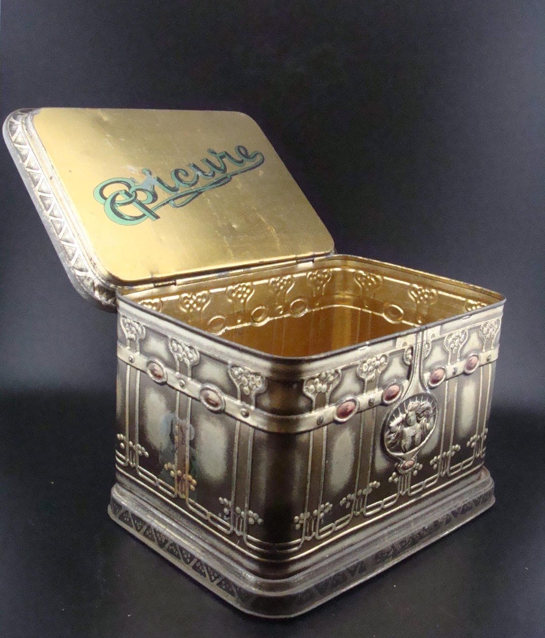 Vintage Epicure Smoking Tobacco Tin, United States Tobacco Company - Etsy