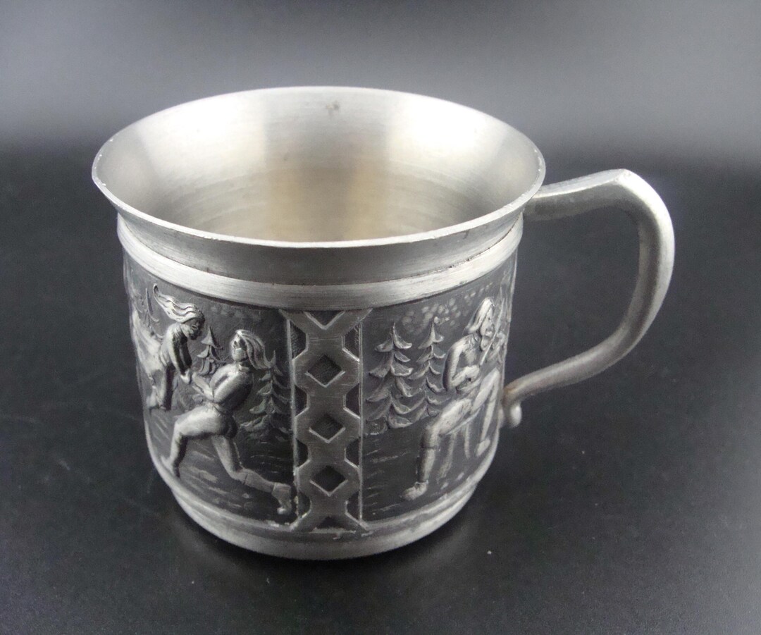 Vintage Norway Tinn Pewter Cup, ITB D10 110 - Etsy