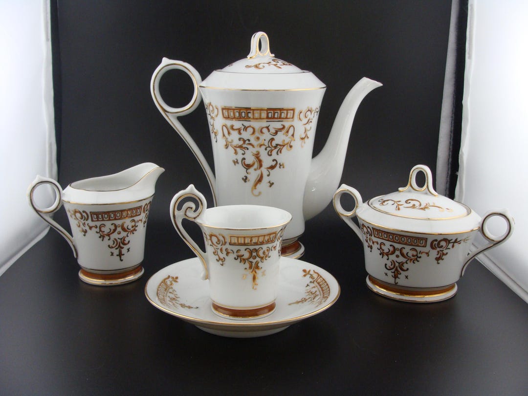 Vintage Rennaissance 12-piece China, Designed by Jonas Roberts, Bronze ...