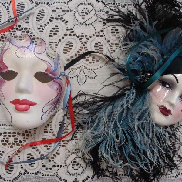 Porcelain Masks - Etsy