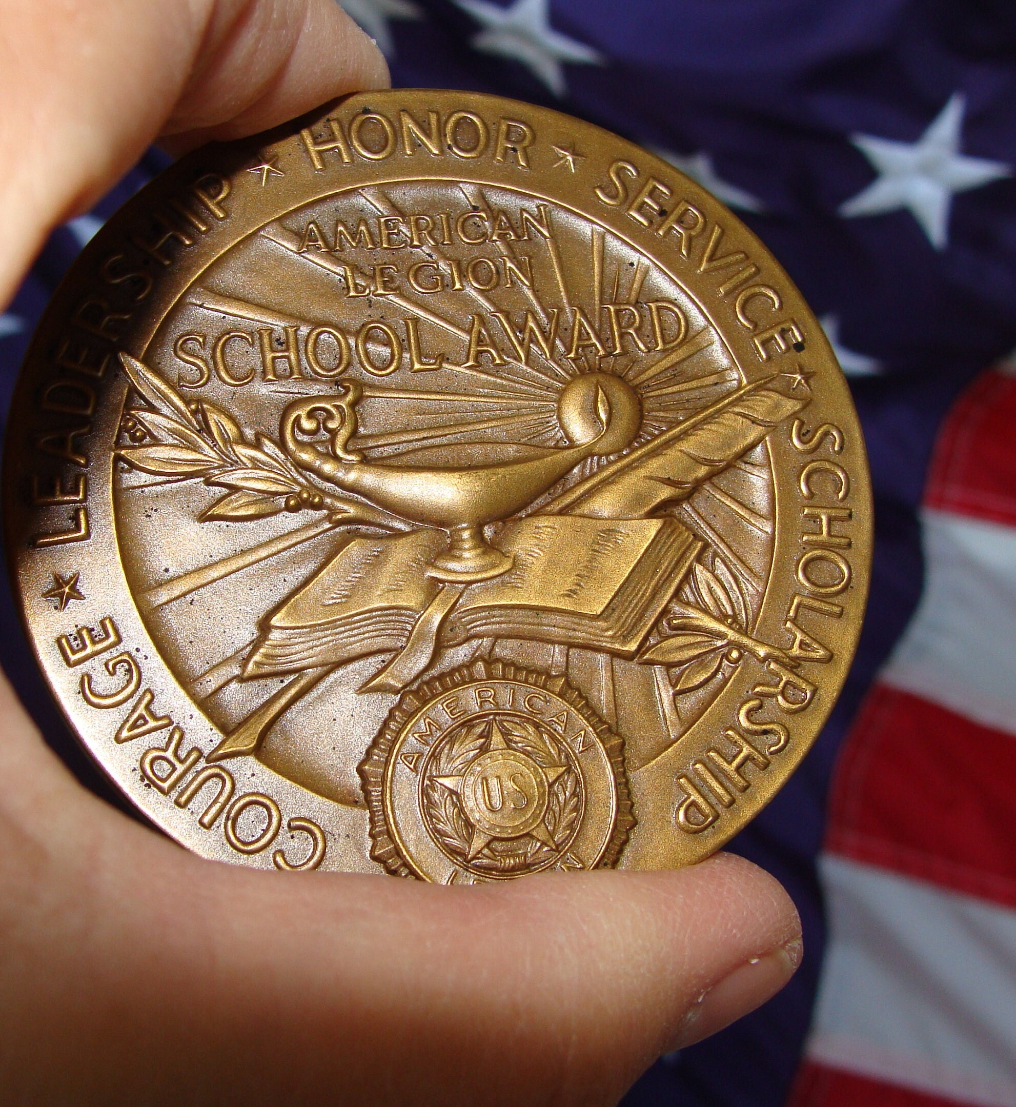 World War II American Legion School Award Medallion - Etsy