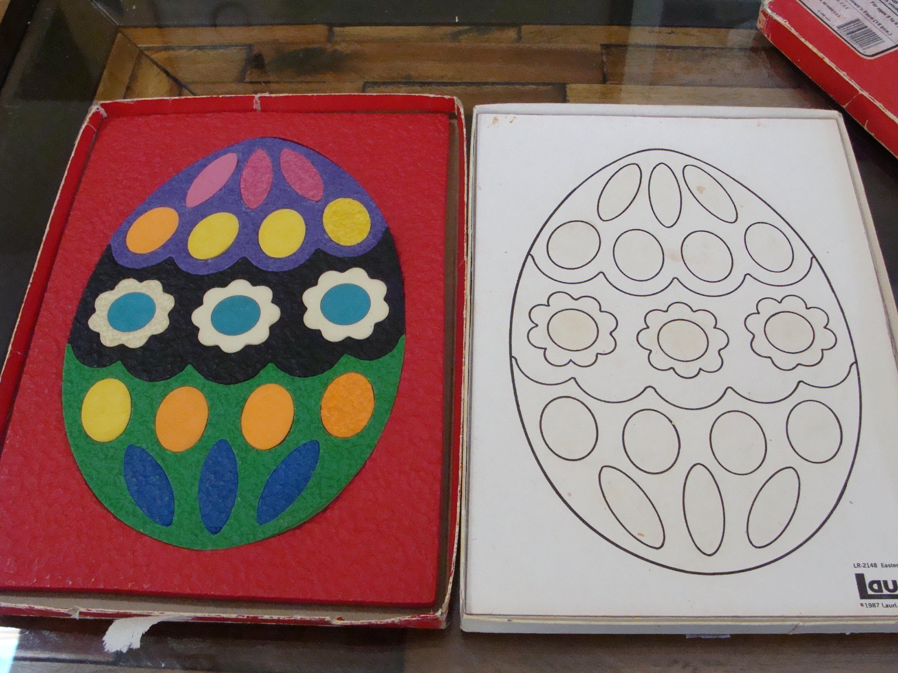 Five Vintage 1990s Lauri Crepe Foam Rubber Puzzles - Etsy