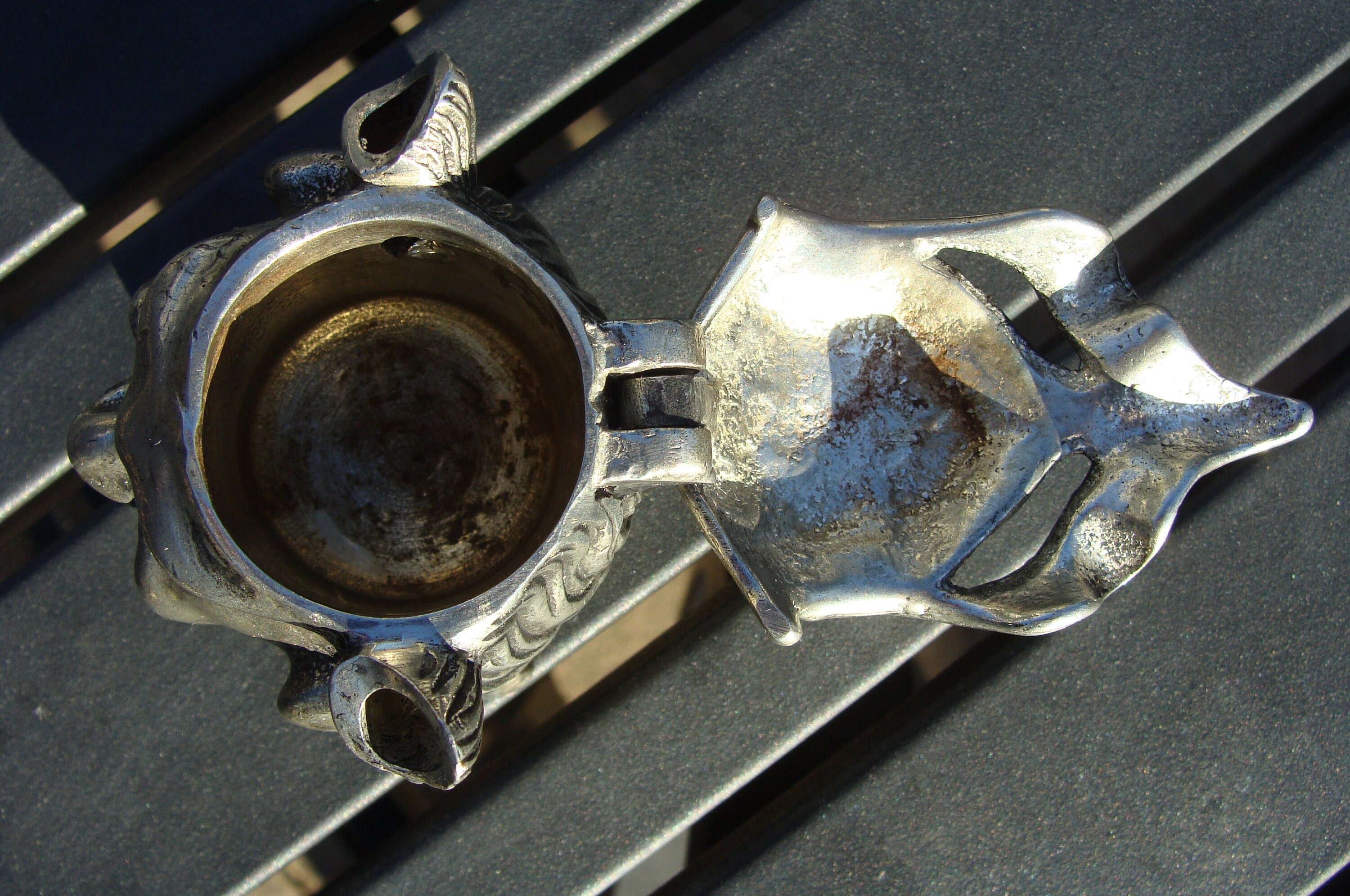 Antique Victorian Demon/devil/gargoyle/imp Inkwell/incense - Etsy