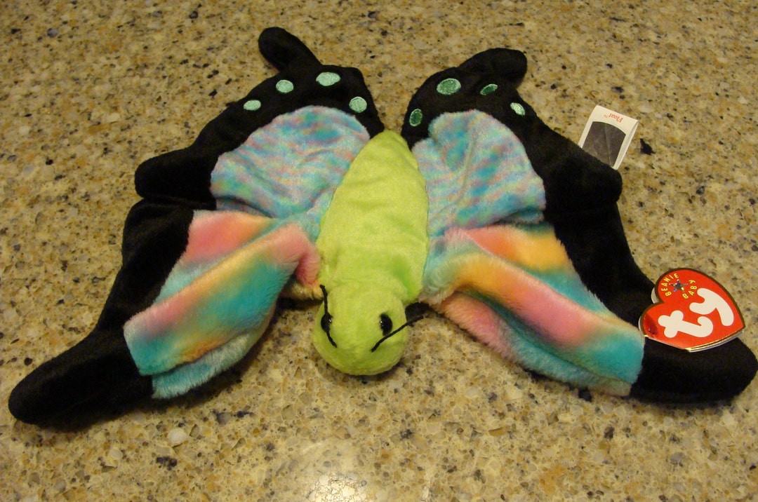 2000 and 2001 Retired Ty Beanie Babies Dinky, Float, Kooky and Frisbee ...
