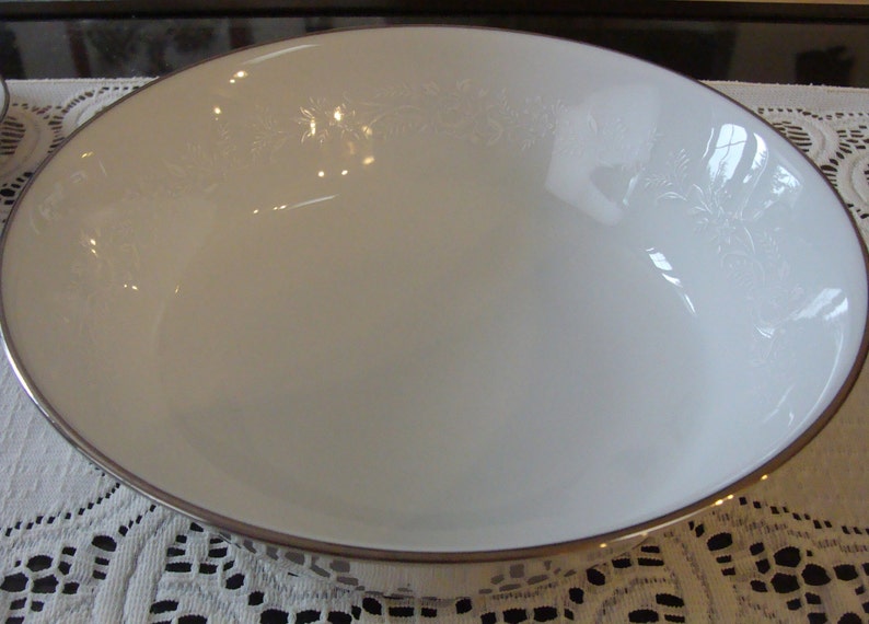 Vintage Noritake China White Embossed Flowers Reina Pattern 6450Q - Etsy