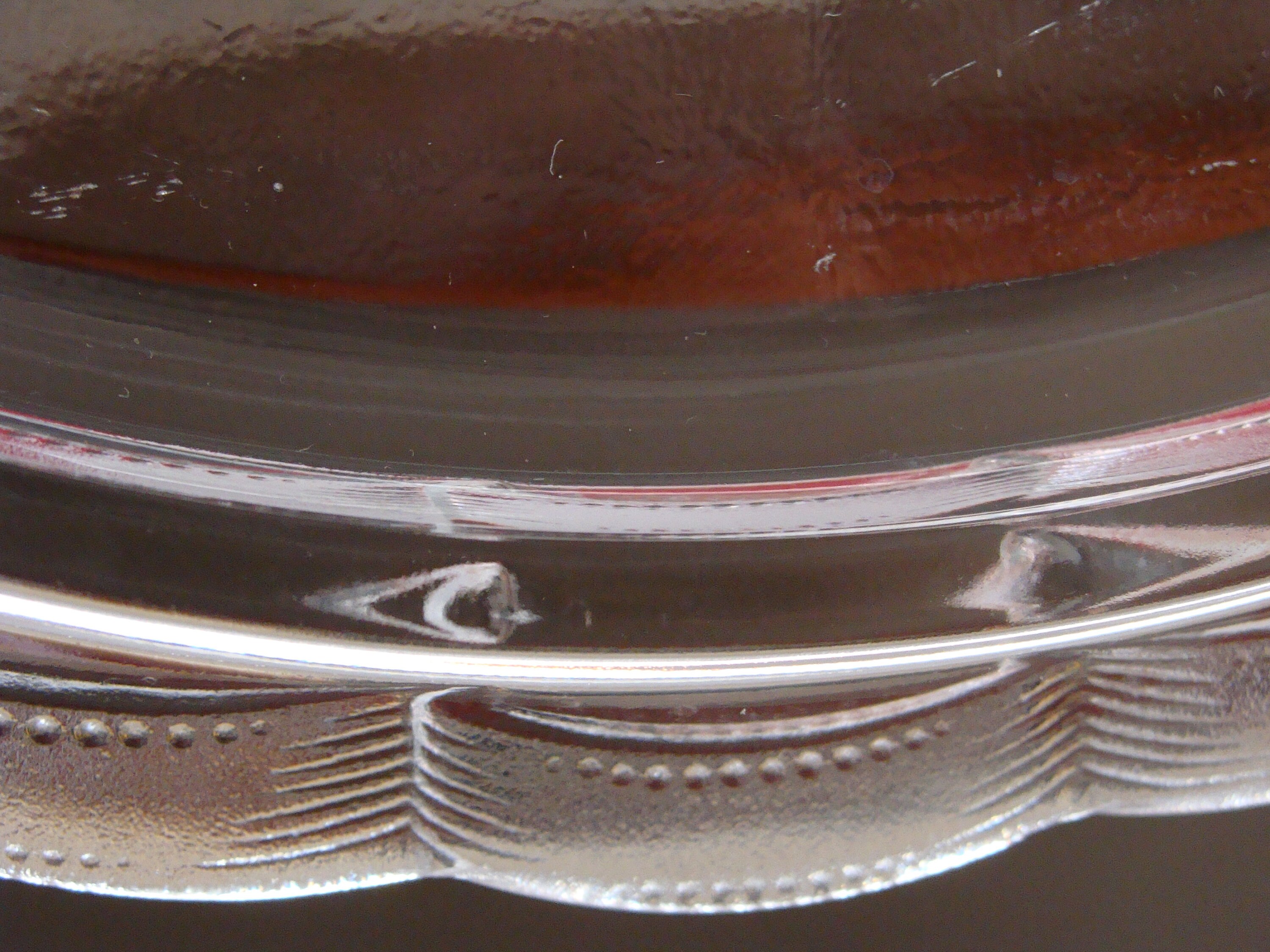 Vintage Clear Glass Serving Tray With Holiday Bells Holly and - Etsy