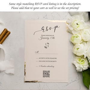 Gold Foil Acrylic Wedding Invitation Set: Black Envelope & Wax Seal - Etsy