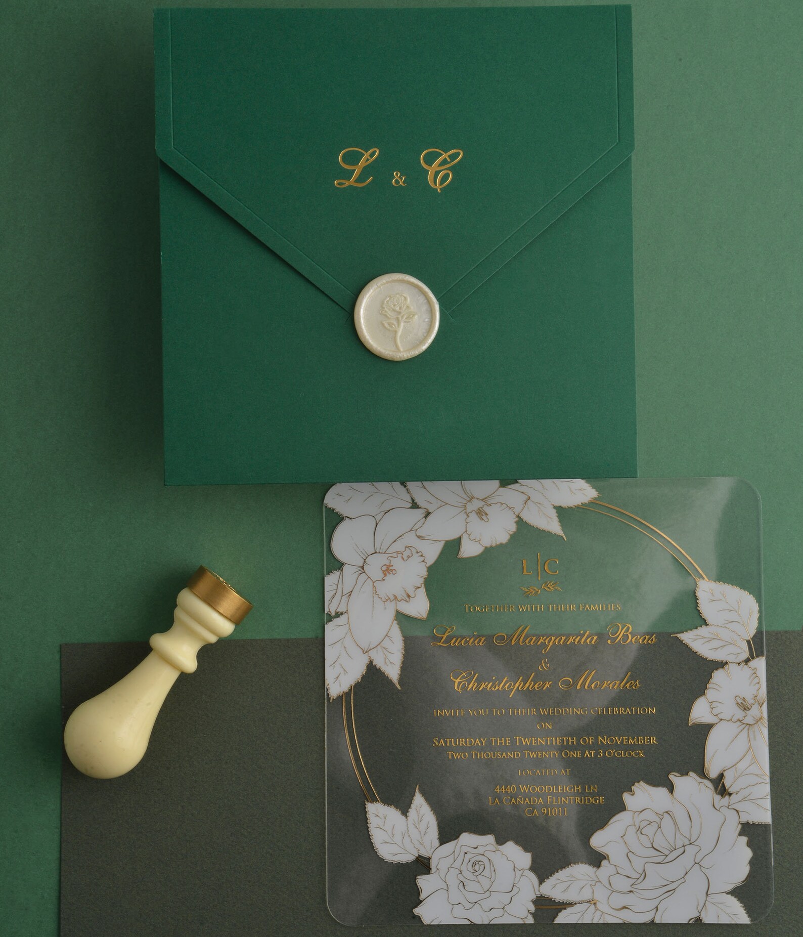 Clear Transparent Invitation Formal Wedding Invitations - Etsy