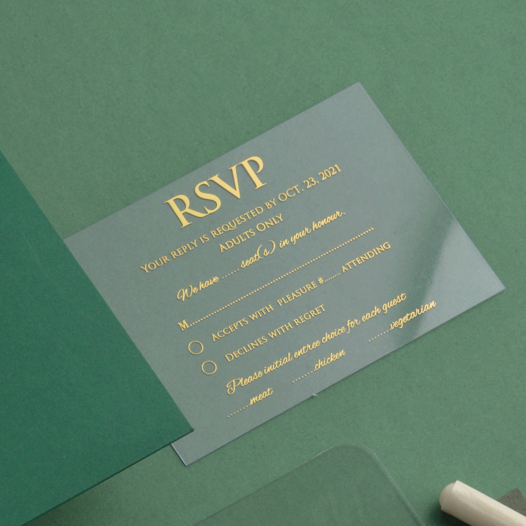 Qr Code Rsvp Card Template, Wedding RSVP Card, Rsvp Insert Minimalist ...