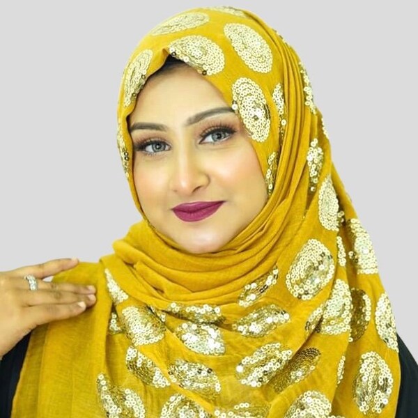 Silver Hijab - Etsy UK
