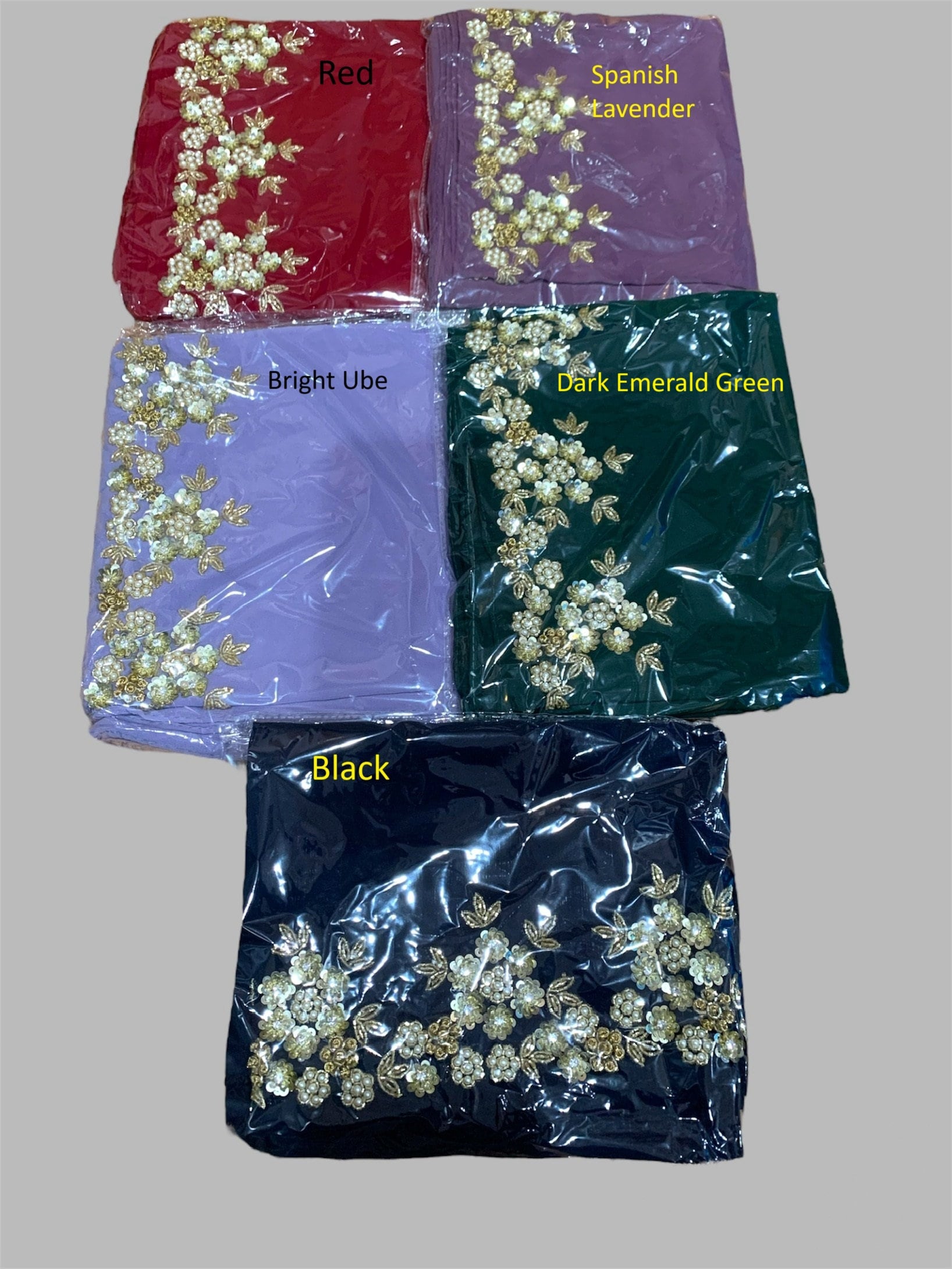 Luxury Gold Sequin Work Hijab Luxury Hijab Embellished Hijab Bridal ...