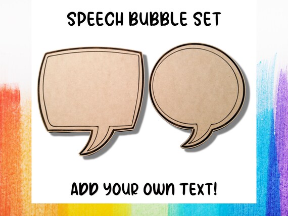 Speech Bubbles Set Classroom Decor Elementary Teachers - Etsy