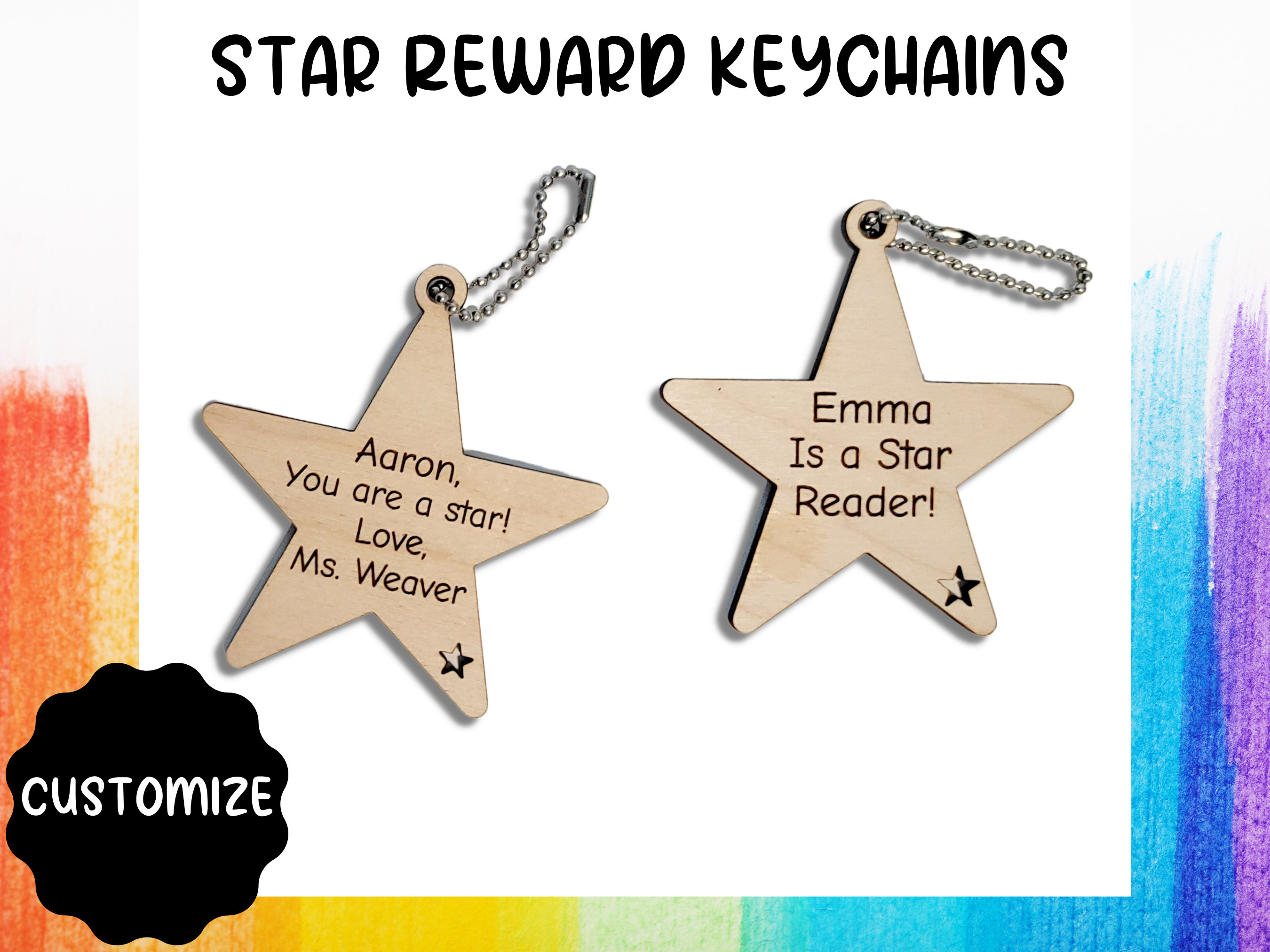 Bulk Student Reward Keychains, Custom, Student Incentives, End of the ...