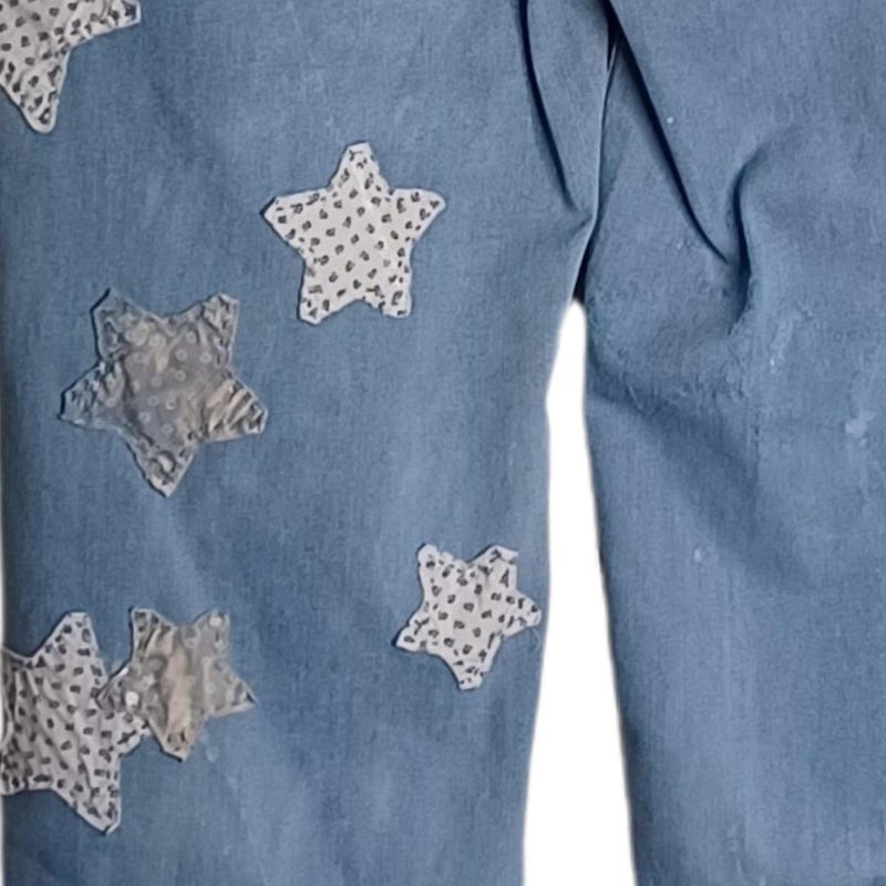 Star Patched Pants - Etsy